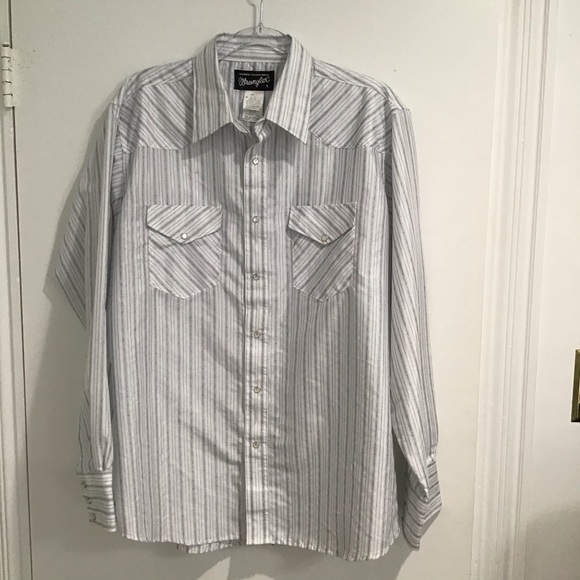 Wrangler | Shirts | Wrangler Authentic Vintage Western Shirt | Poshmark